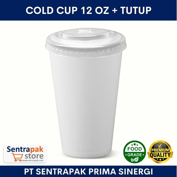 Paper Cup 12 oz | Cold Paper Cup | Cup Kopi Kekinian